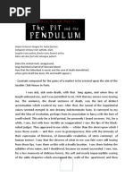 The Pit and The Pendulum | PDF