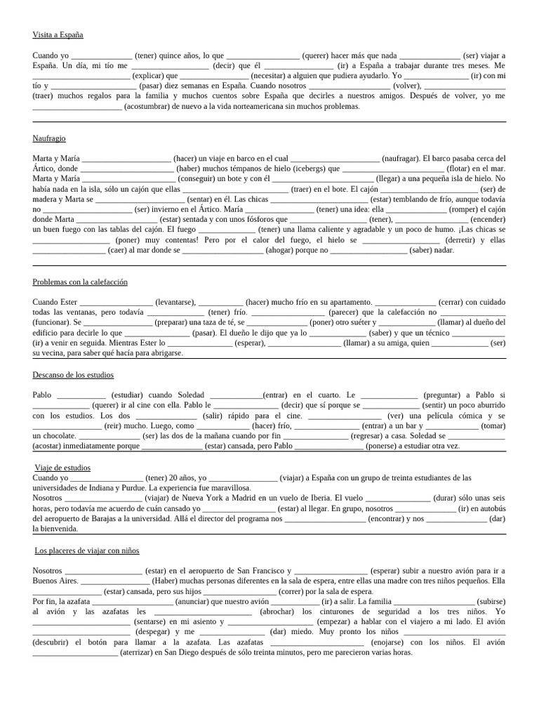 Experiencias de Viaje y Aventuras | PDF | Auxiliar de vuelo