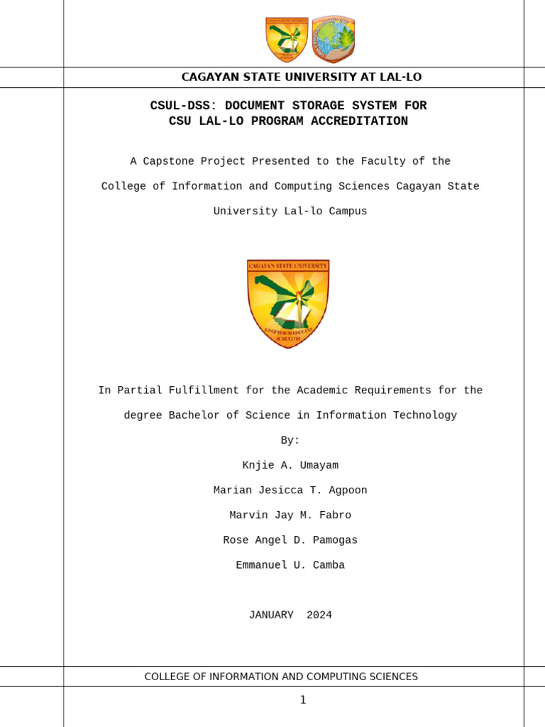 Csul DSS | PDF | Cloud Computing | Usability