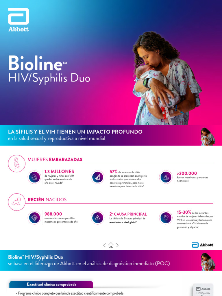 Interpretación de Bioline™ HIV/Syphilis Duo | PDF | Medicina | Ciencias ...