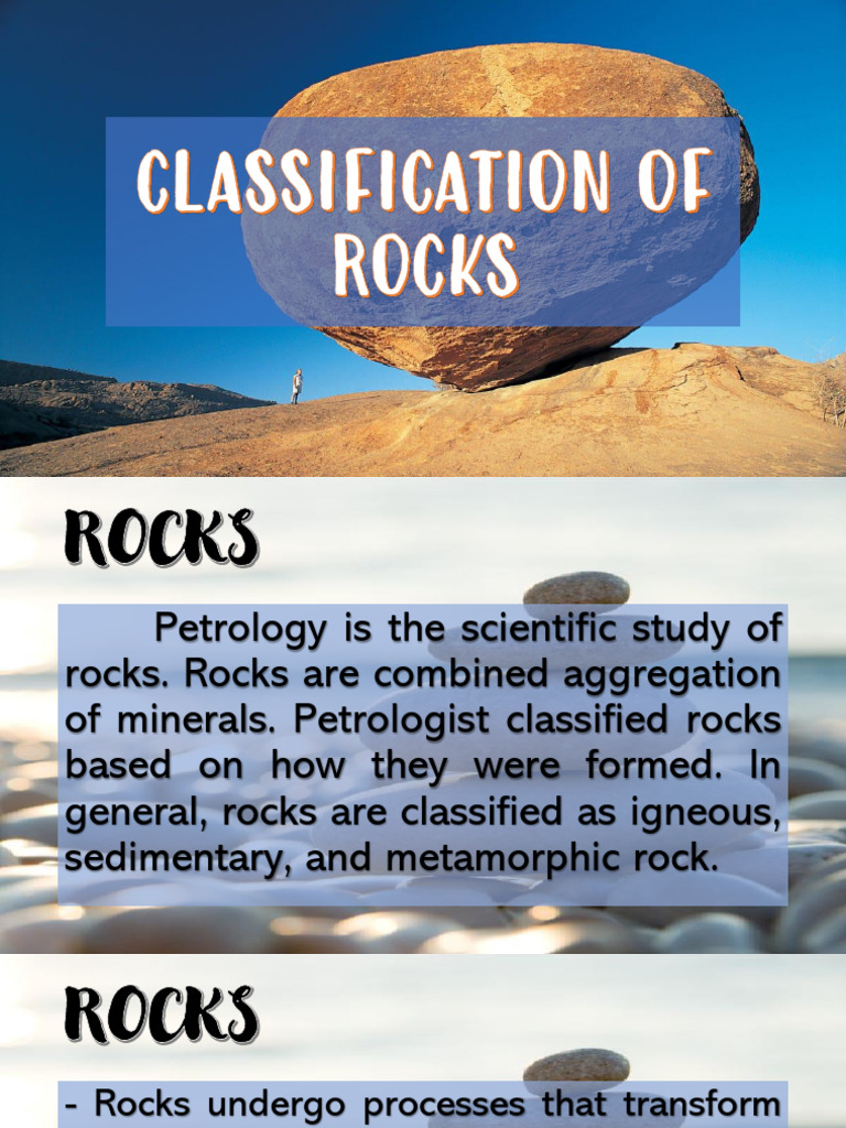 Earth and Life Science Lesson 2 Classification of Rocks | PDF | Rock ...