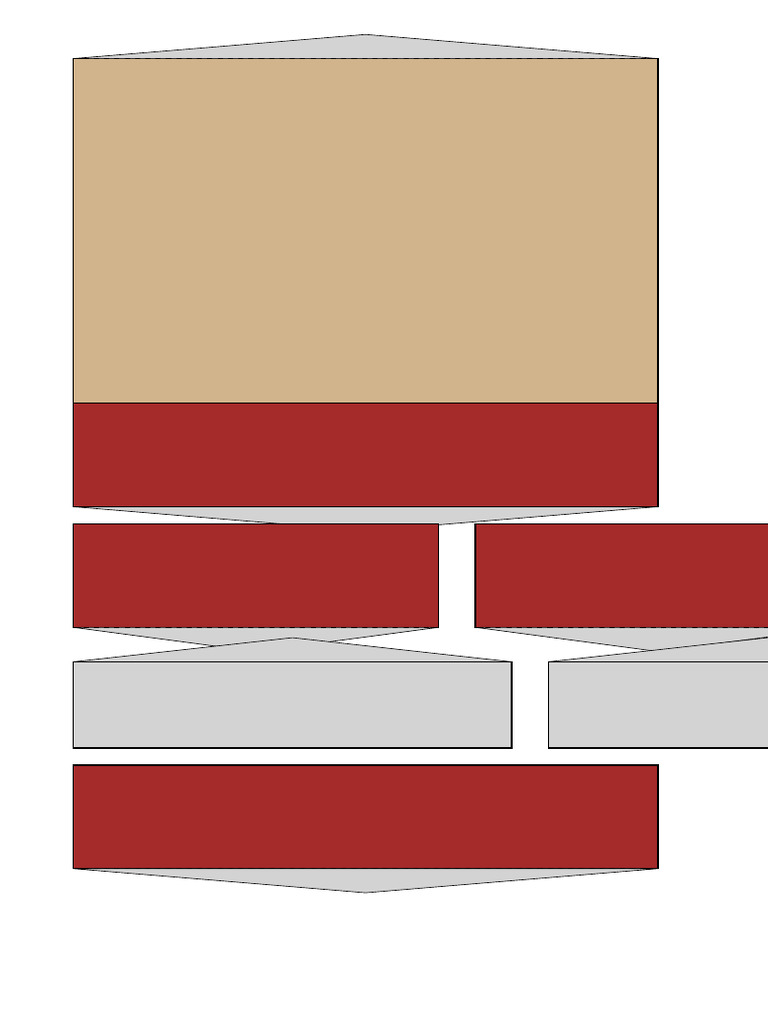 Modelo Papercraft Establo Coloreado | PDF