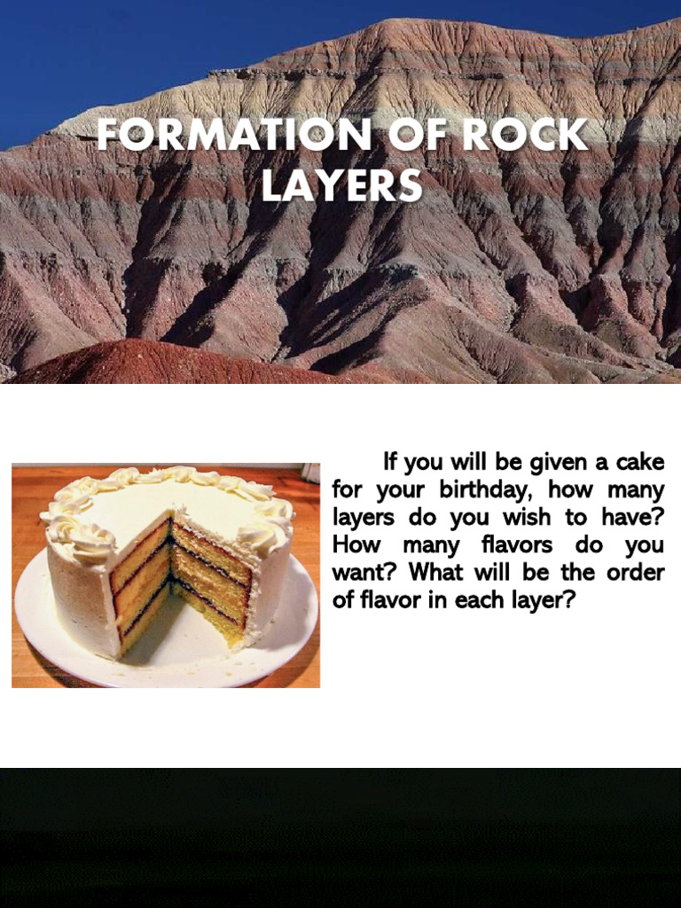Earth and Life Science Formation of Rock Layers | PDF | Stratigraphy ...