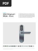 Datasheet Salto XS4 Original Plus Wide ANSI Ax6xx ENG 05 24 | PDF