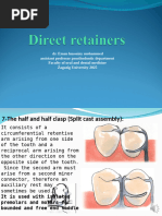 Partial Denture Clasp Guide | PDF | Dental Anatomy | Dentistry Branches