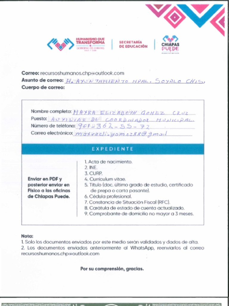 Mayra Elizabeth Gomez Cruz | PDF