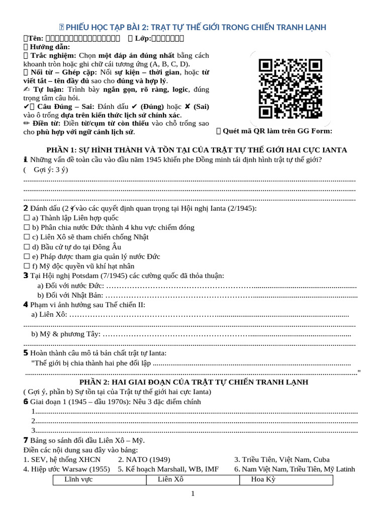 Bài 2. Pht-trật Tự Tg Trong Ctl | PDF