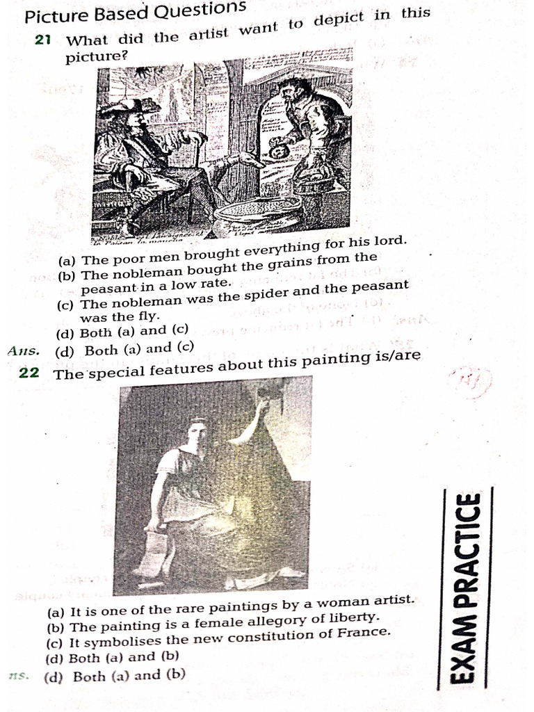 PT 1 Exam Picture Based Questions | PDF