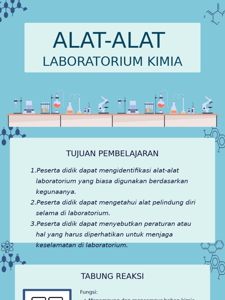 Pengenalan Alat Dan Bahan Laboratorium - Kimia X | PDF