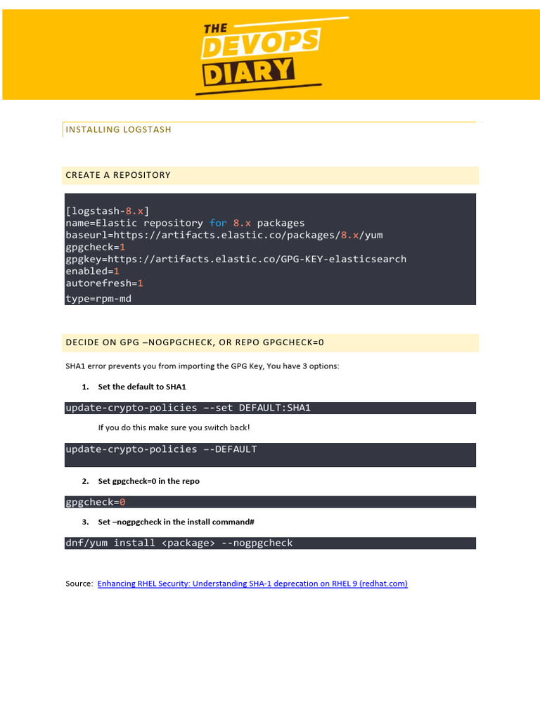 Setting Up Logstash | PDF