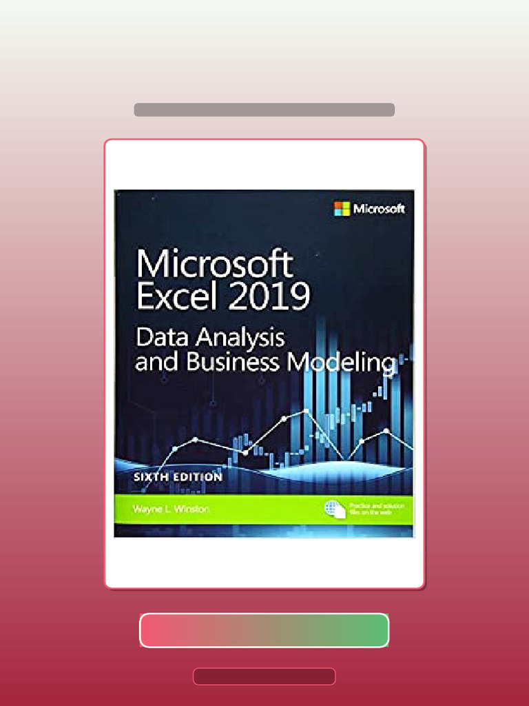 Microsoft Excel 2019 Data Analysis and Business Modeling Business Skills by Wayne Winston Ebook ...