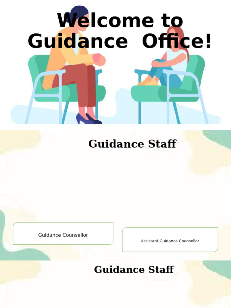 Guidance Orientation PPT (COLLEGE) | PDF