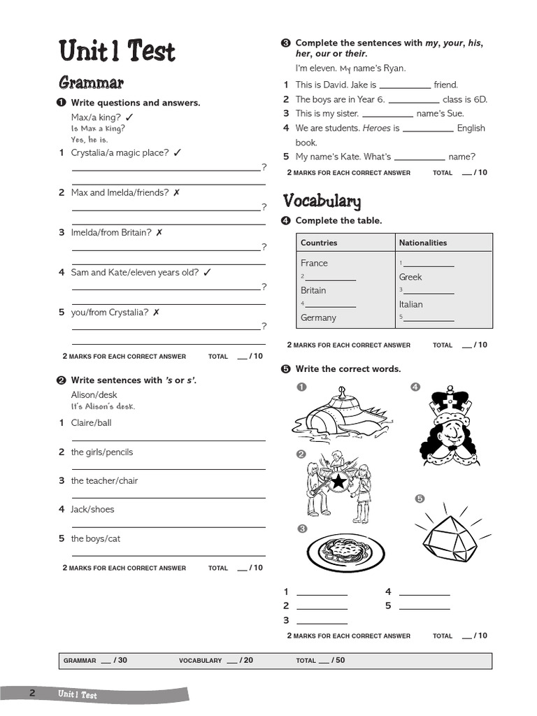 Unit 1-4 Test Book PDF | PDF