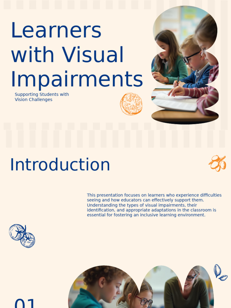 Learners With Visual Impairments | PDF | Learning | Visual Impairment