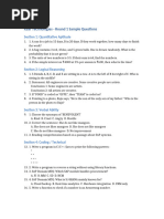 Aptitude Shortcuts & Tricks Guide | PDF