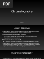 Paper Chromatography Diagram Explained | PDF