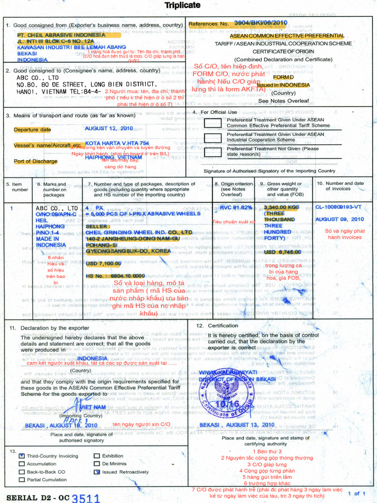 CO Form D | PDF