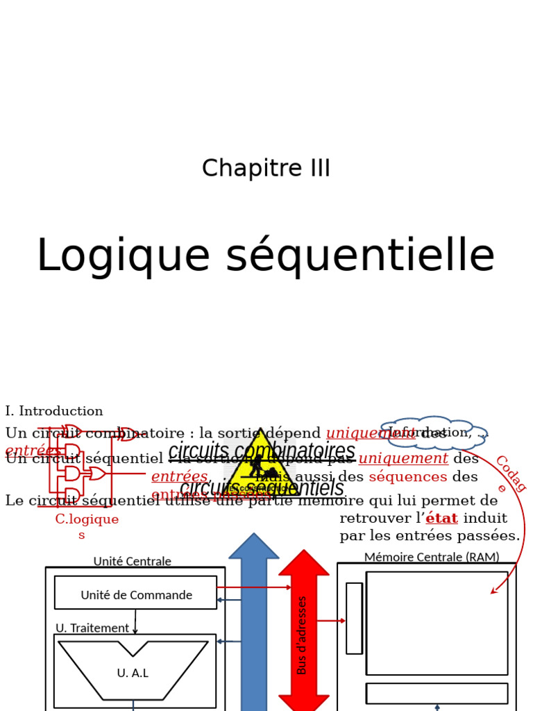 Logique séquentielle et circuits bistables | PDF | Mémoire vive ...