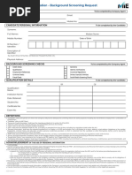 Personal Credential Disclosure Form | PDF | Background Check | Privacy