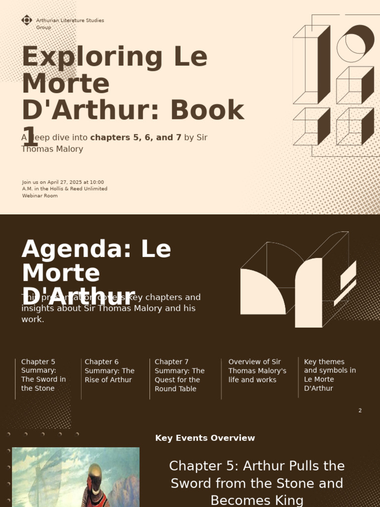 Le Morte D'Arthur Book 1 | PDF | Le Morte D'arthur | King Arthur