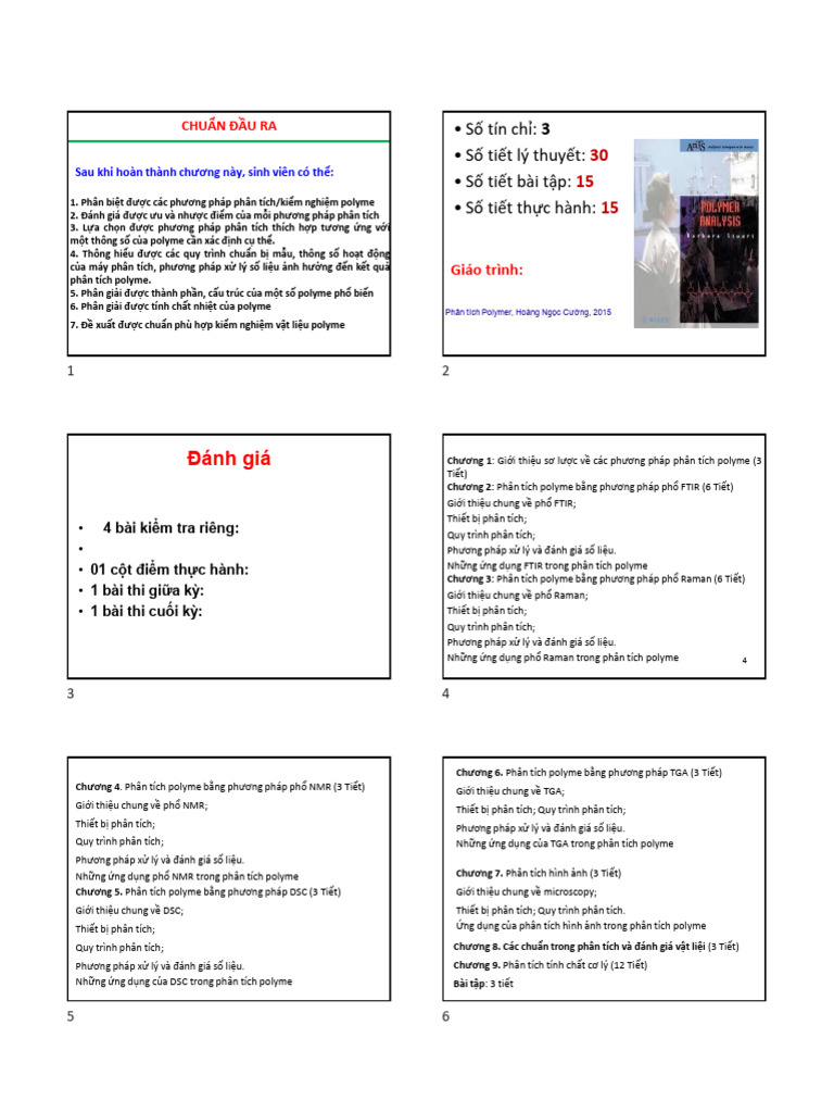Chương 6 - Testing Plastic Methods 2024 | PDF
