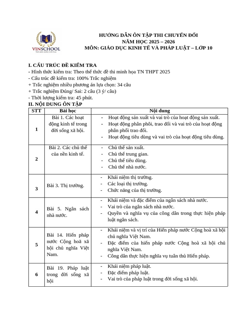Hdot Ktpl k10 Chuyển Đổi Môn Học | PDF