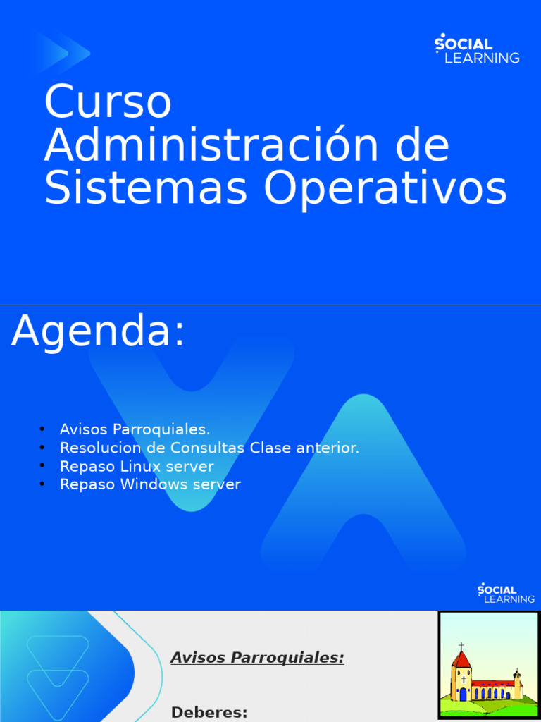 Clase-Modulo3 4 Adm So Clase6 | PDF | Red de computadoras ...