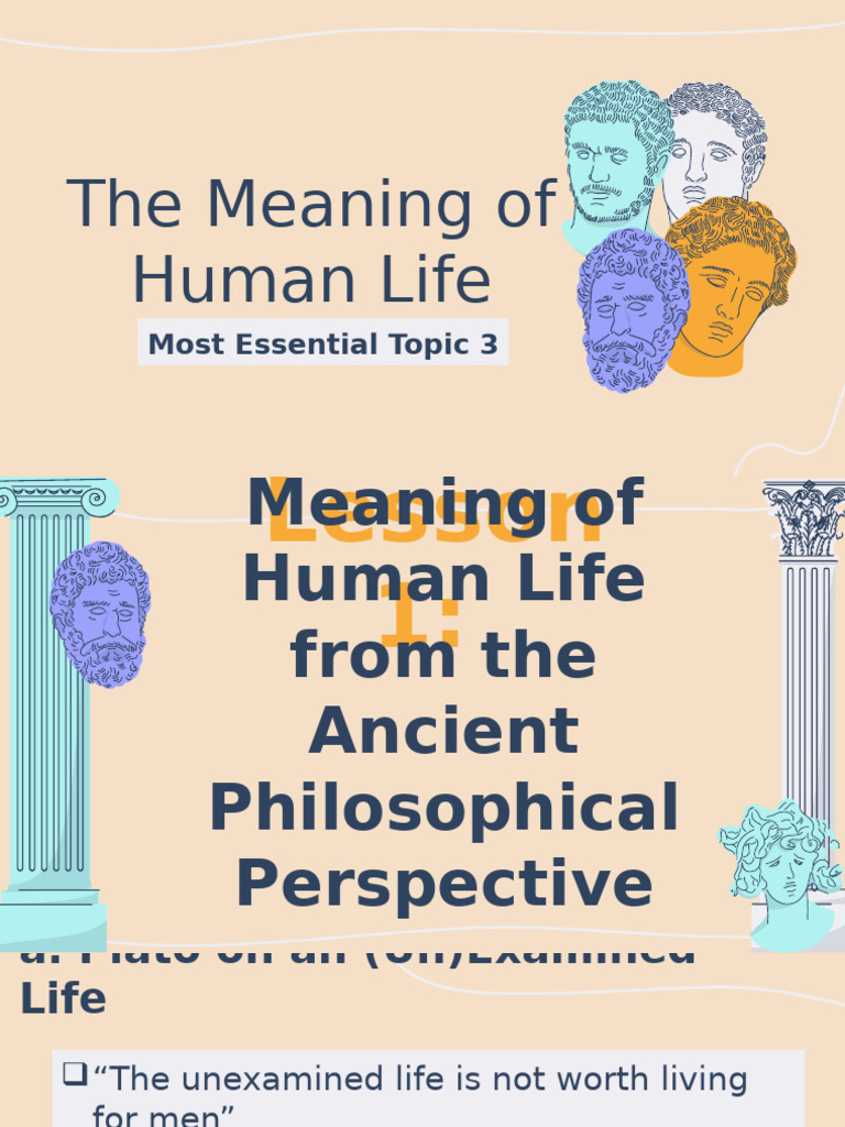 Philosophy MET 3 the Meaning of Human Life | PDF | Nirvana | Spirituality