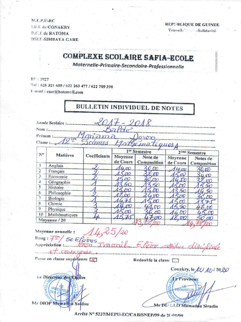 Relever de Note 12ea | PDF