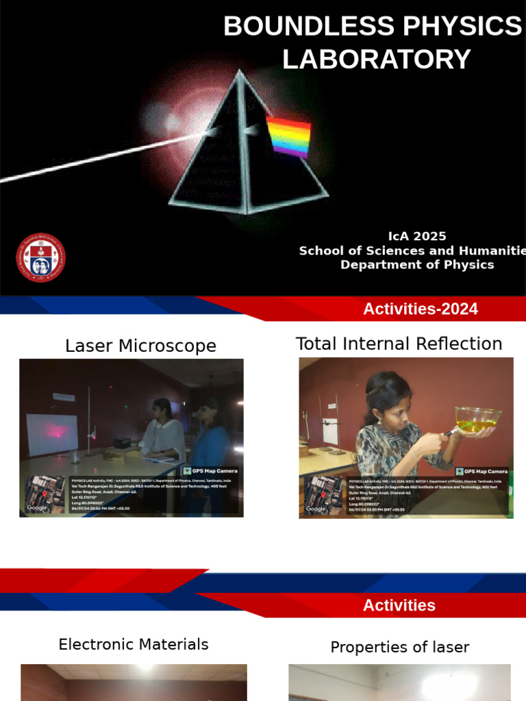Boundless Physics Lab-2025 | PDF | Laser | Semiconductors