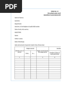 Form-15 Leave With Wage Register Format | PDF | Economies | Labour