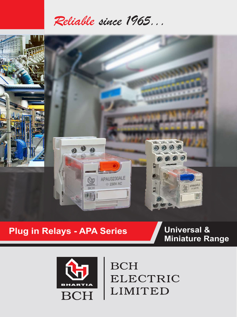 Bch Plug in Relay Apa Catalogues | PDF | Mains Electricity ...