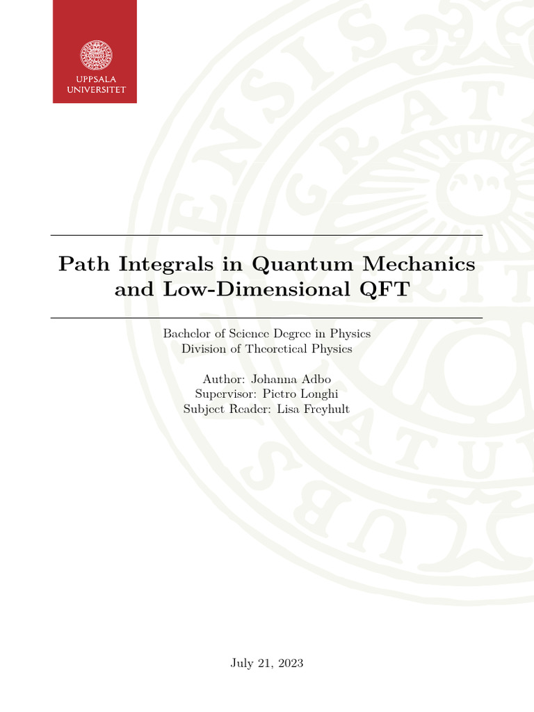 Full Text 01 | PDF | Hamiltonian Mechanics | Quantum Field Theory