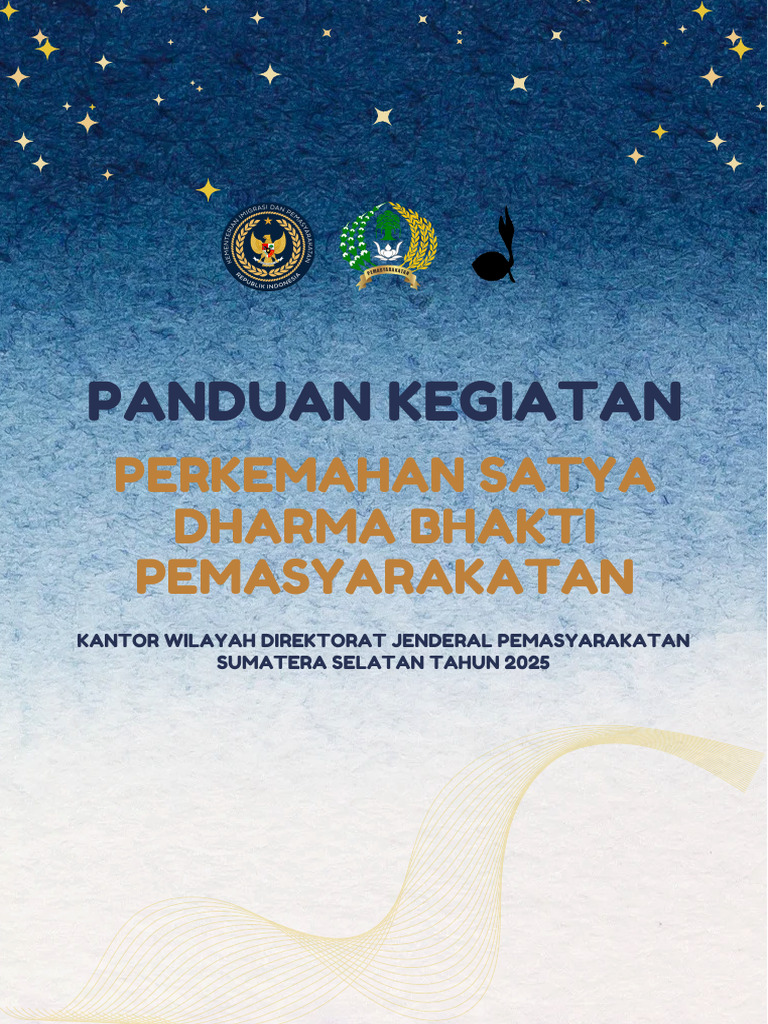 Panduan Perkemahan Satya Dharma Bhakti Pemasyarakatan Tahun 2025 | PDF