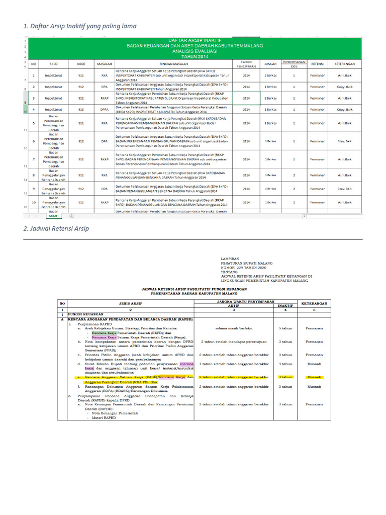 3.7 Arsip Yang Disimpan Sesuai Jra | PDF