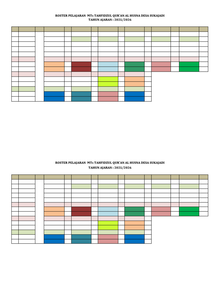 Roster 2025-2026 - MTs | PDF