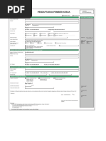 Form Pendaftaran Bpjs TK Excel | PDF