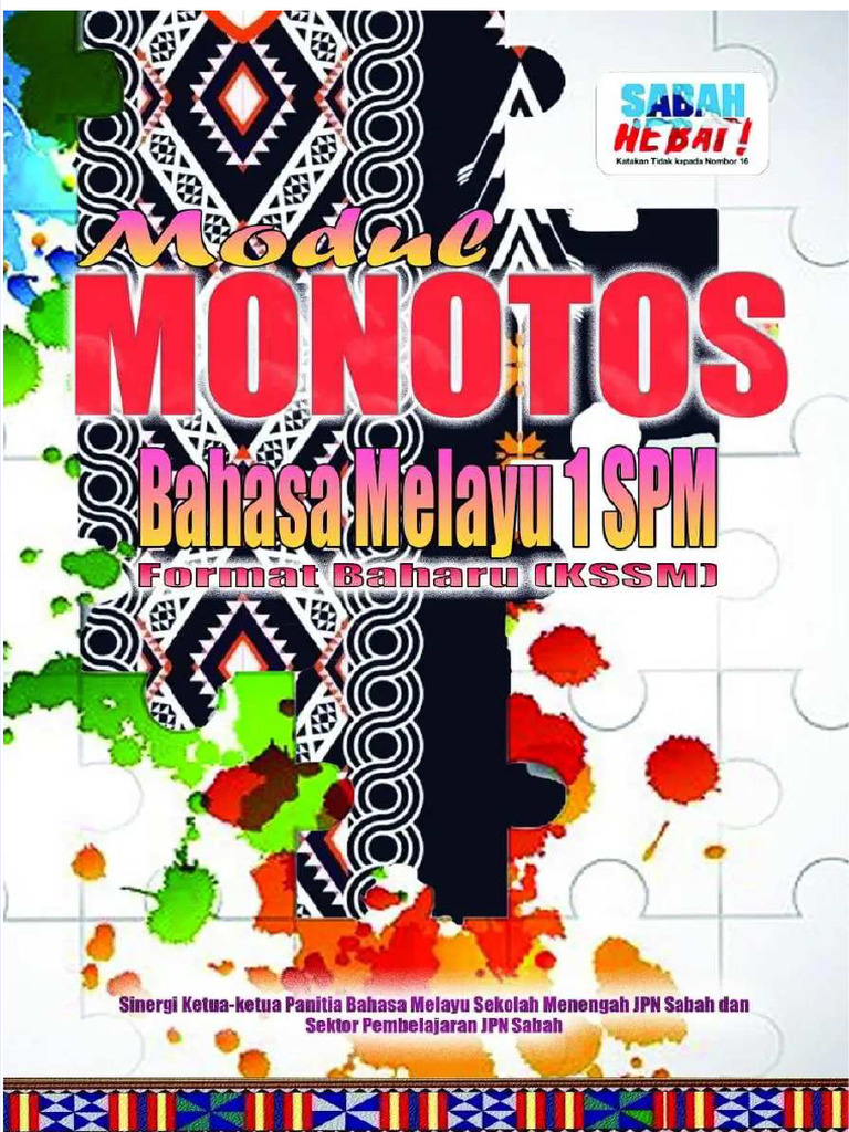 PDF Modul Monotos BM Kertas 1 JWP - Compress | PDF