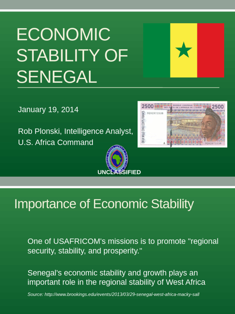 Economic Stability of Senegal | PDF | Senegal | Government