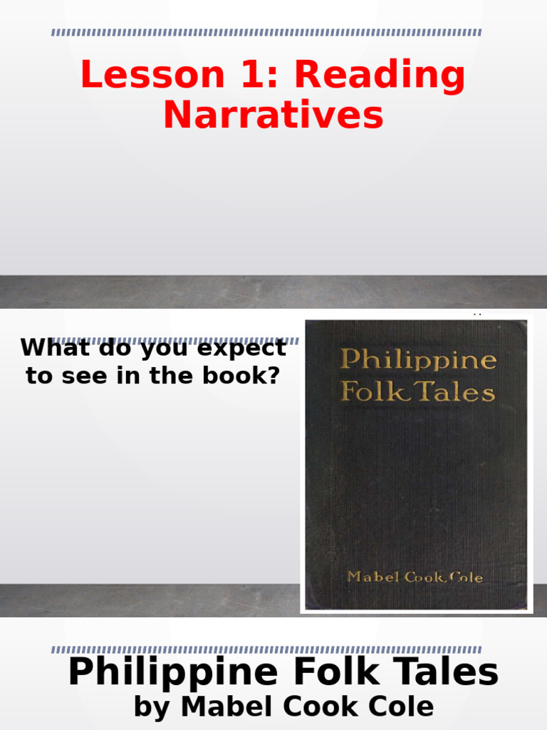 Reading Philippine Folk Tales and Narratives | PDF