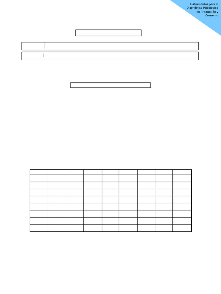 Prueba-Cleaver-Cuadernillo y Hoja de Respuesta | PDF | Sicología ...