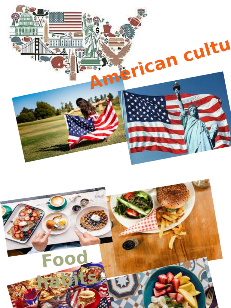 American Culture: Food, Holidays, Work | PDF