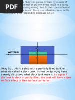 Free Surface Effect in Marine Stability | PDF | Buoyancy | Watercraft