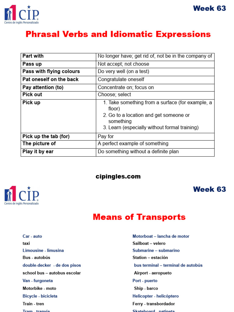 Phrasal Verbs and Idiomatic Expressions | PDF