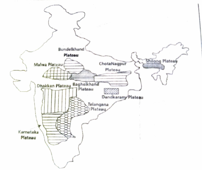 India Plateau Map | PDF