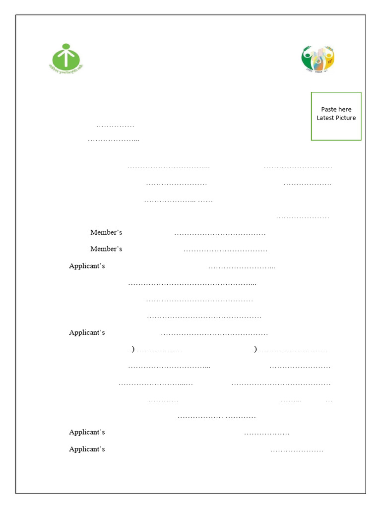 CEF Application Form for Entrepreneurs | PDF