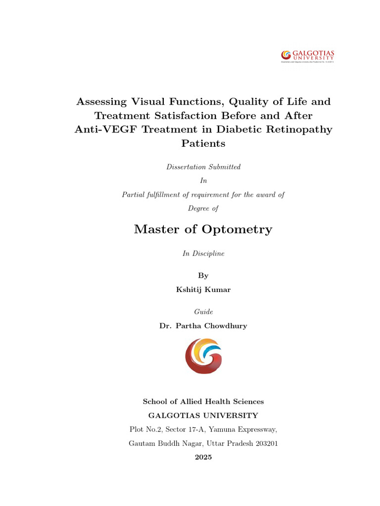 KAUST Official Thesis Template 1 | PDF | Contrast (Vision) | Health Care