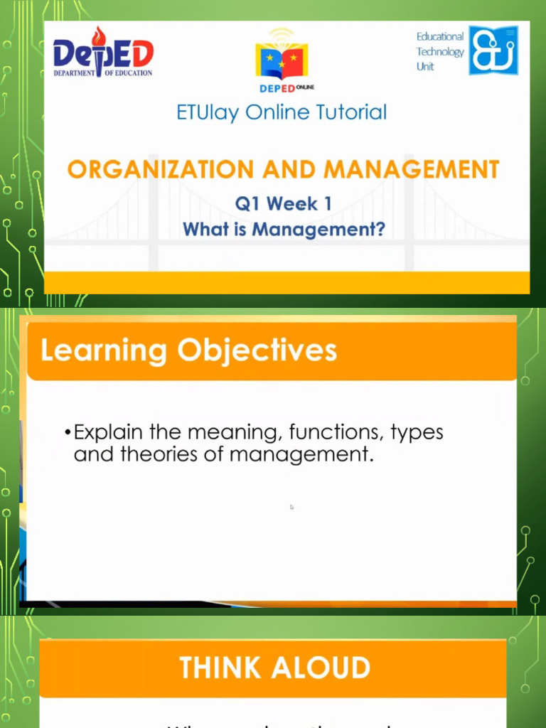 Org & MGT 1 | PDF