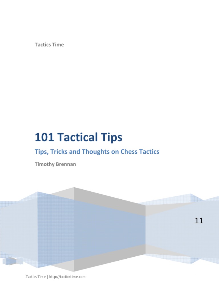 101 Tactical Tips | PDF | Chess Openings | Chess