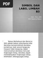 Simbol & Label Limbah B3 | PDF